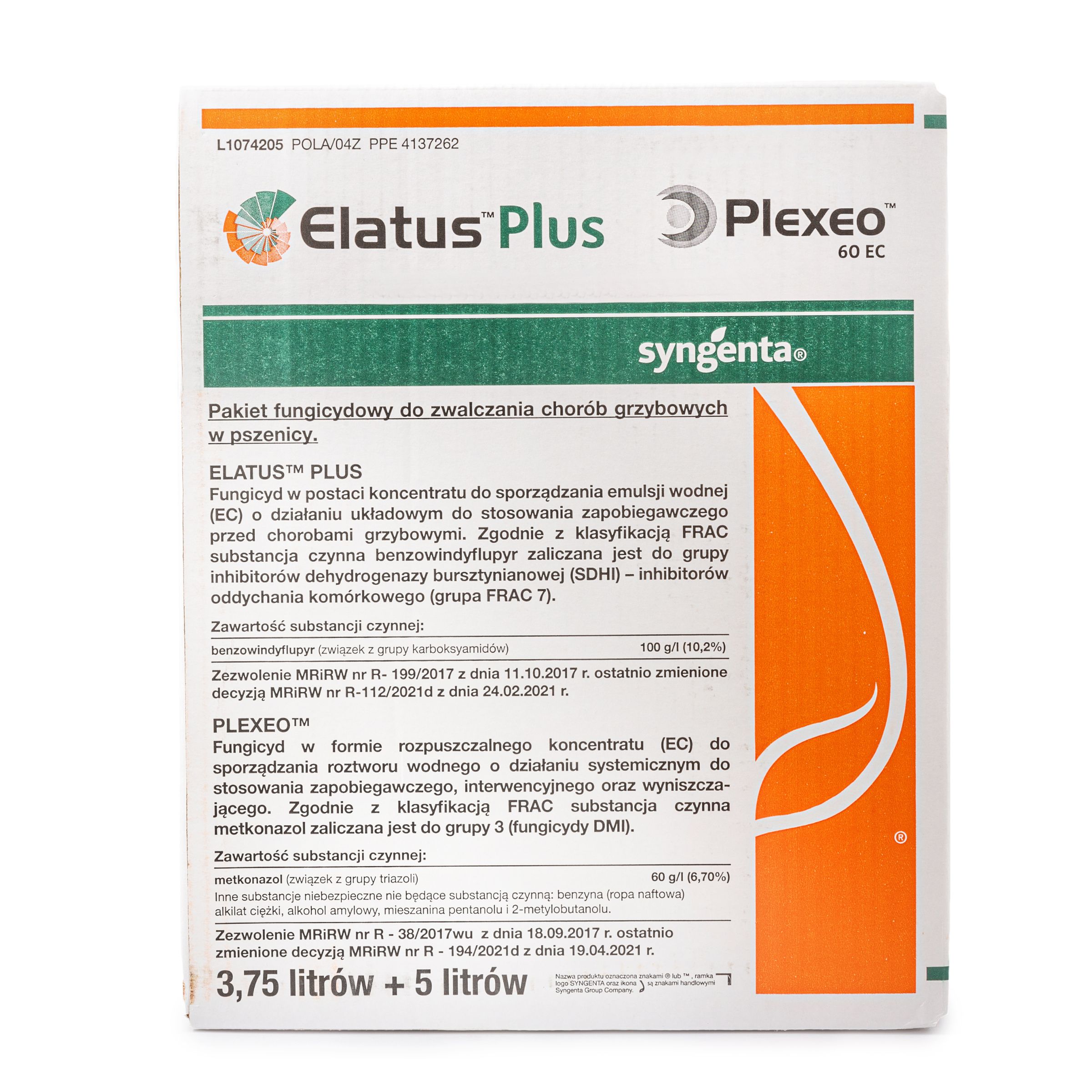 Elatus Plus Plexeo (3,75 l + 5 l) | Osadkowski.pl