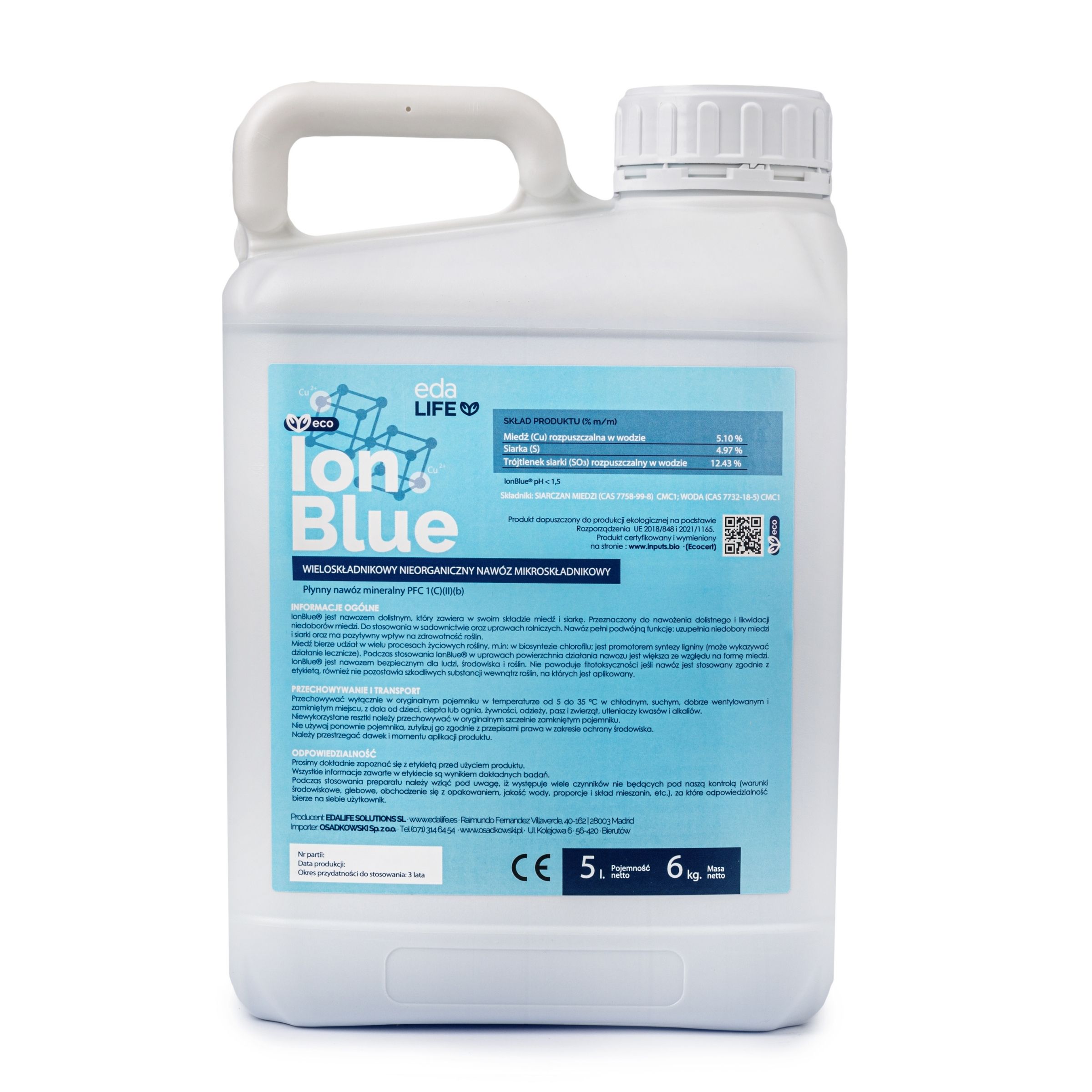 IonBlue 5 l - miedź systemiczna | Osadkowski.pl