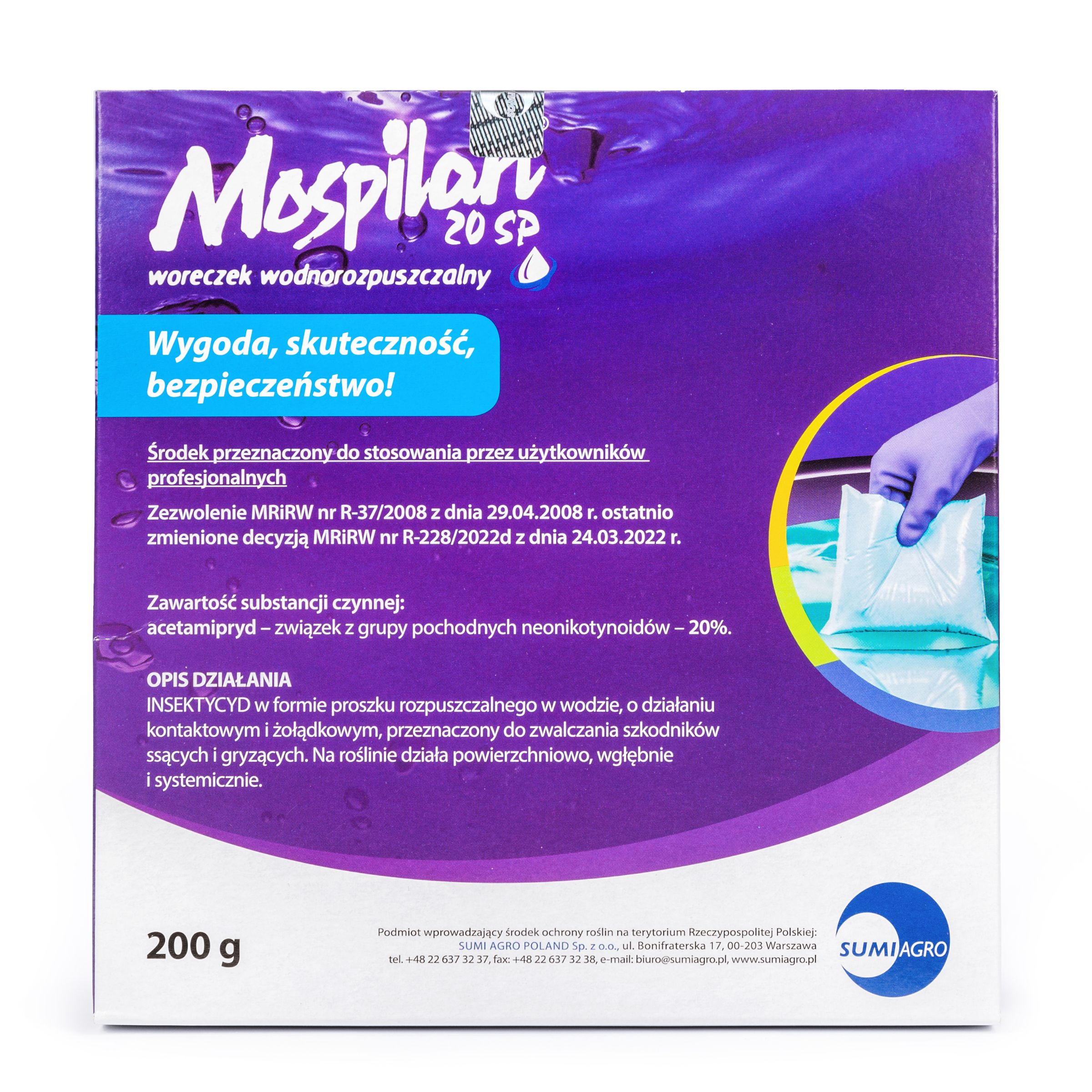 Mospilan 20 SP 200 g | Osadkowski.pl